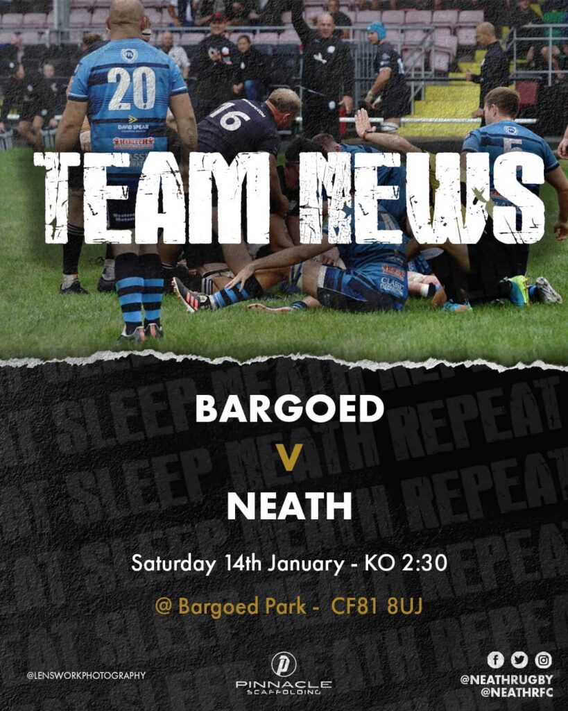 TEAM NEWS & SUPPORTERS' INFORMATION NEATH v BARGOED (AWAY) SATURDAY ...