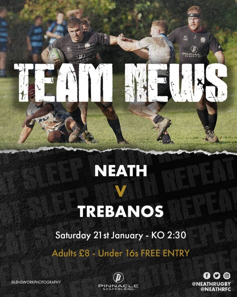 TEAM NEWS & SUPPORTERS' INFORMATION NEATH v TREBANOS (HOME) SATURDAY ...