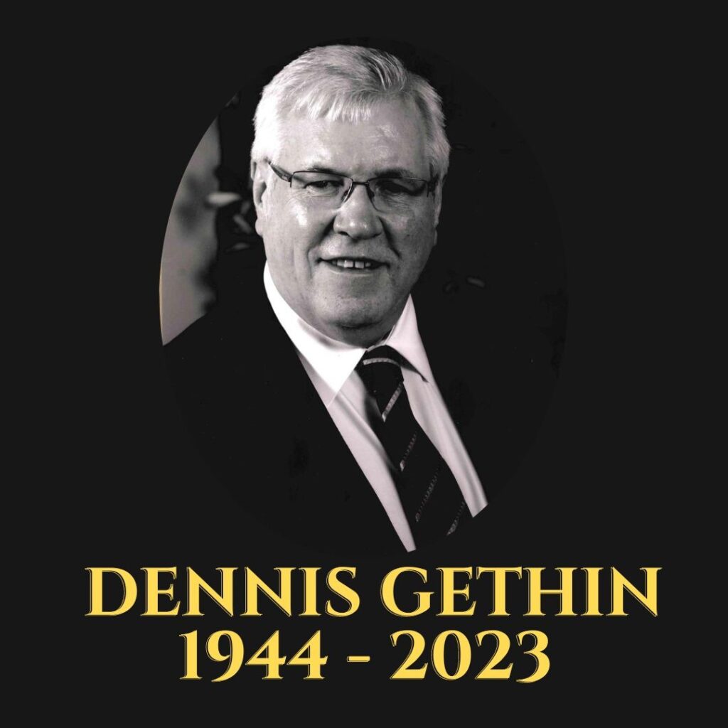 DENNIS GETHIN - FUNERAL ARRANGEMENTS - Neath RFC