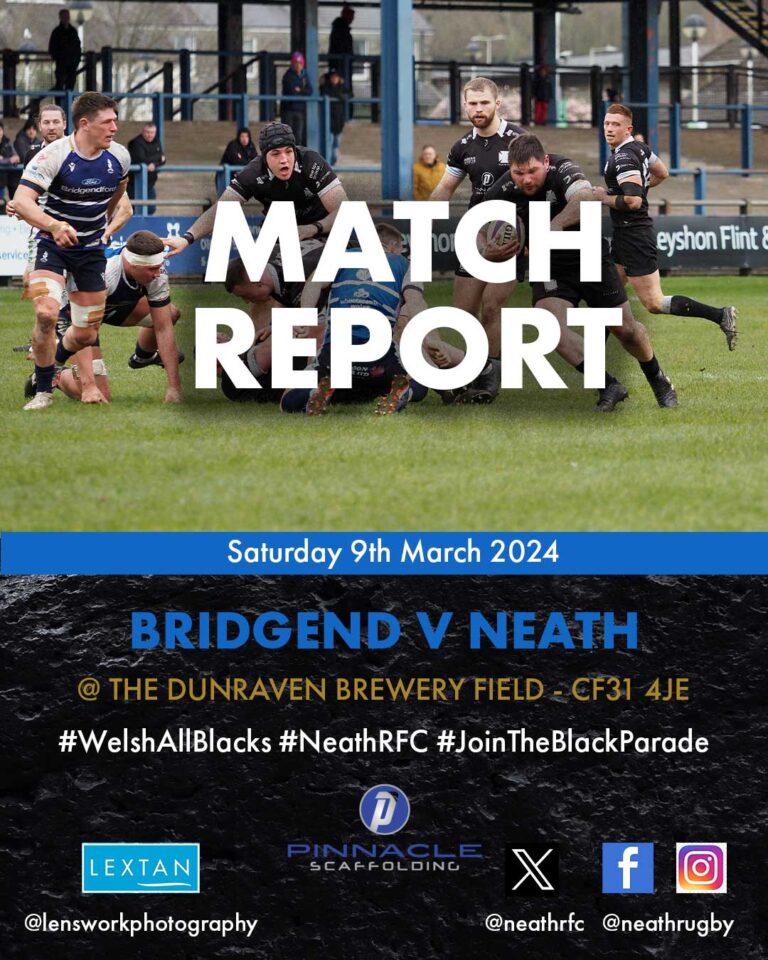 MATCH REPORT: BRIDGEND 32 points NEATH 23 points - Saturday 9th March ...