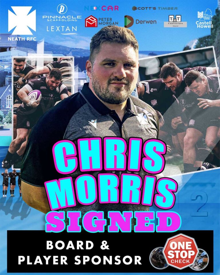 CHRIS MORRIS RE-SIGNS FOR NEATH! - Neath RFC
